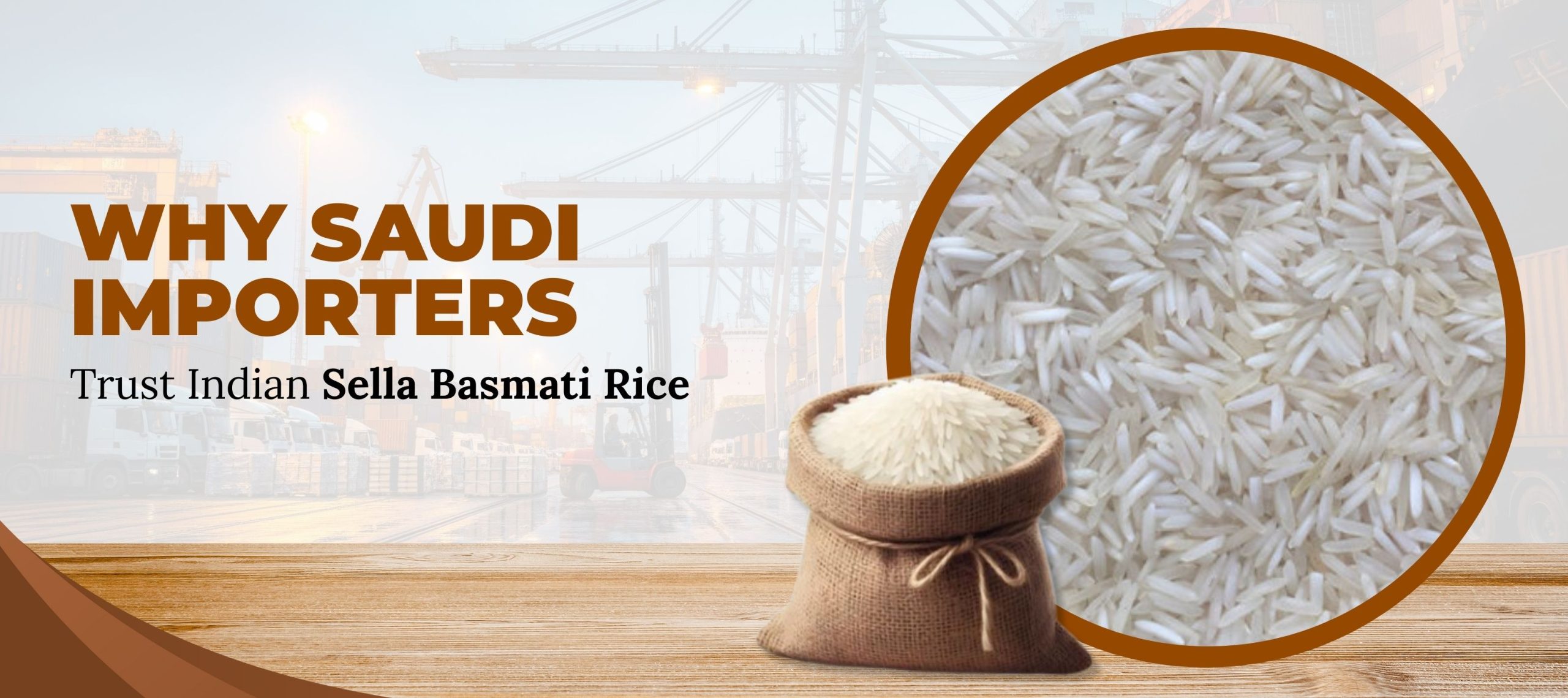 Why Saudi Importers Trust Indian Sella Basmati Rice