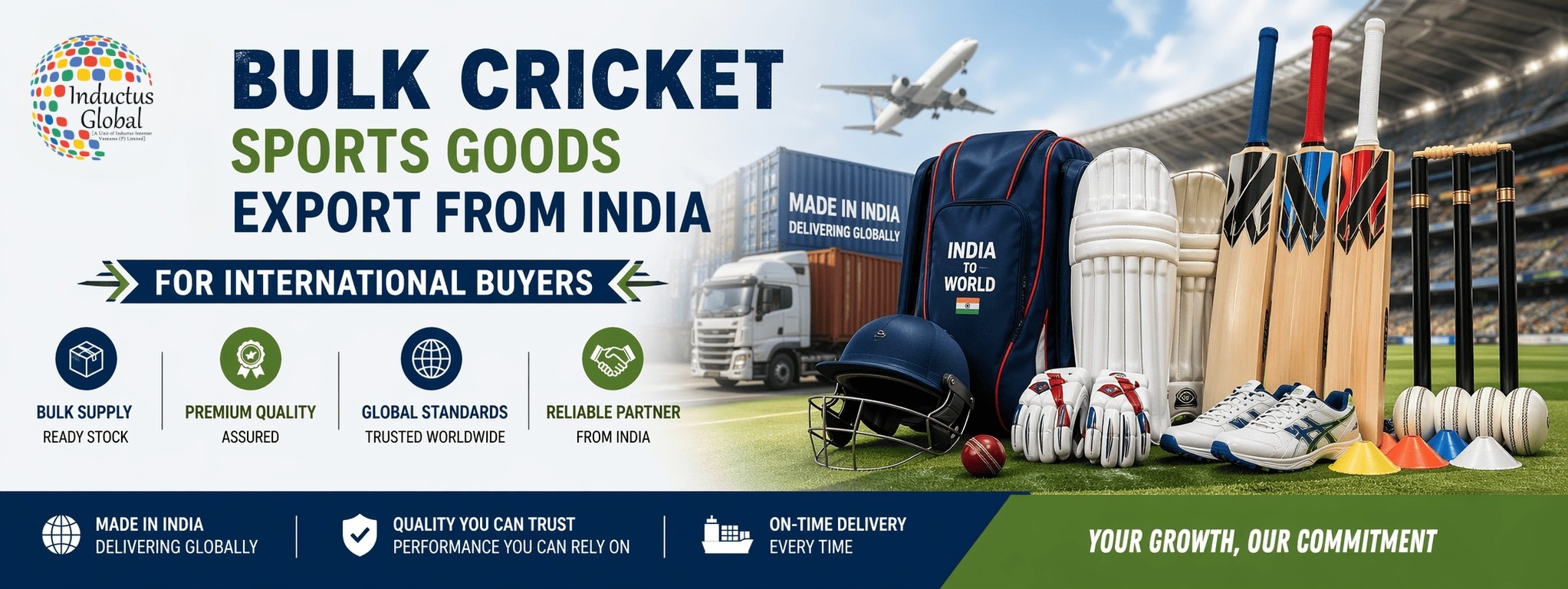 Cricket Sports Goods Export From India: Bulk Buyer Guide