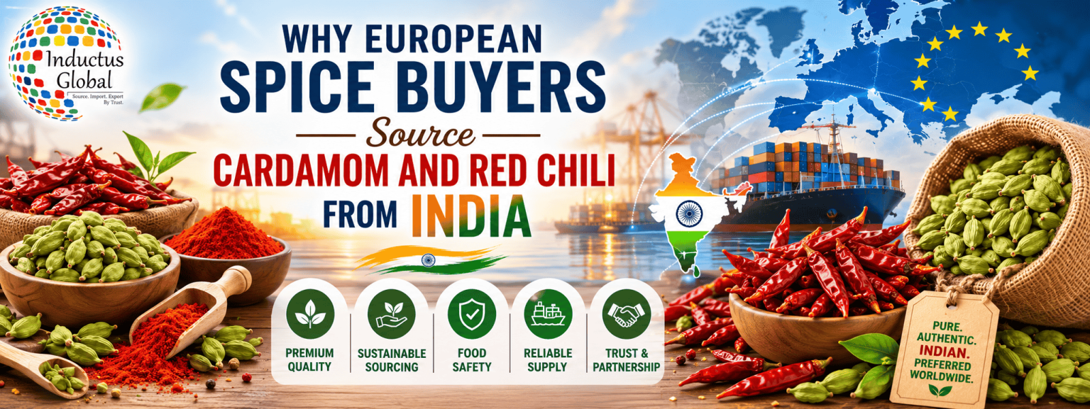 Why EU Spice Buyers Source Cardamom and Red Chili from India